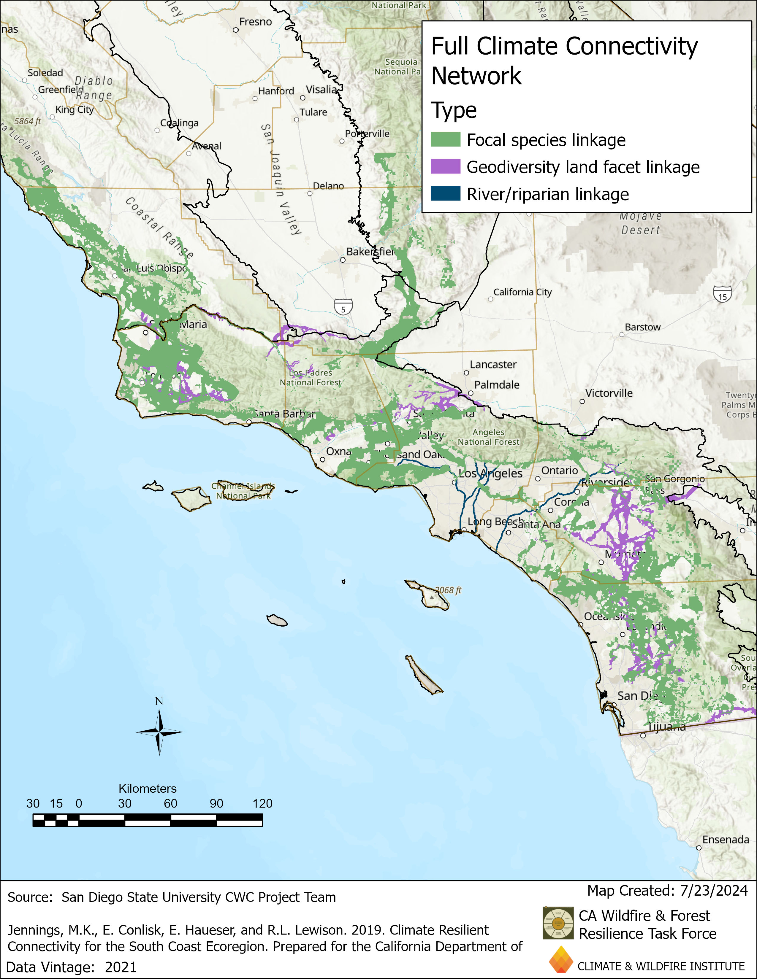 California Landscape Metrics (CLM)
